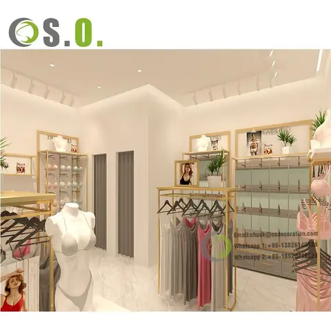 Buy Tailor-made Bra Shop Interior Design Display Stands Retail Lingerie ...