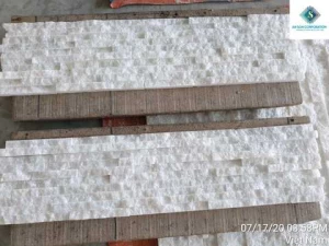 Buy White Marble Wall Panel Combination 10 Lines - Natural Cultural Stone Internal External Wall ...