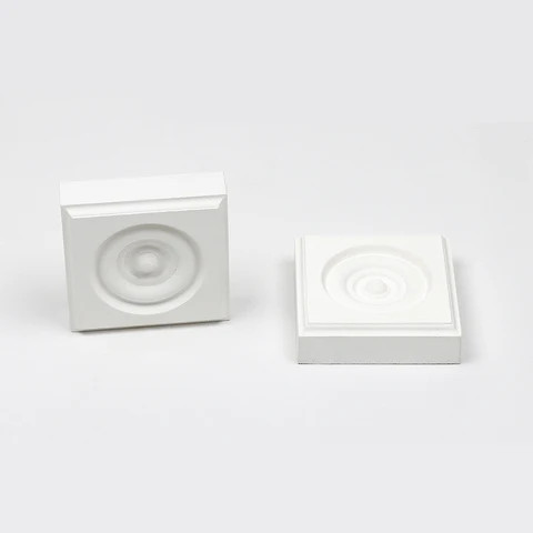 Buy White Mdf Solid Wood Decorate Corner Blocks Moulding Door Jamb Door ...