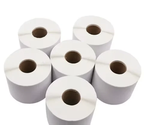Buy Wholesale Blank Copperplate Label Paper 80*50mm Adhesive Label ...