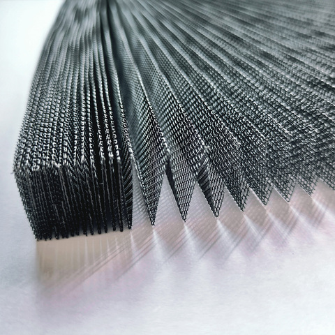 Buy Window And Door Plisse Folding Insect Screen Polyester Pleated Mesh ...