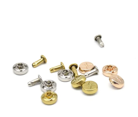 Buy Youshun Round Brass Belt Buckle With Snap Button Flatback Simple ...
