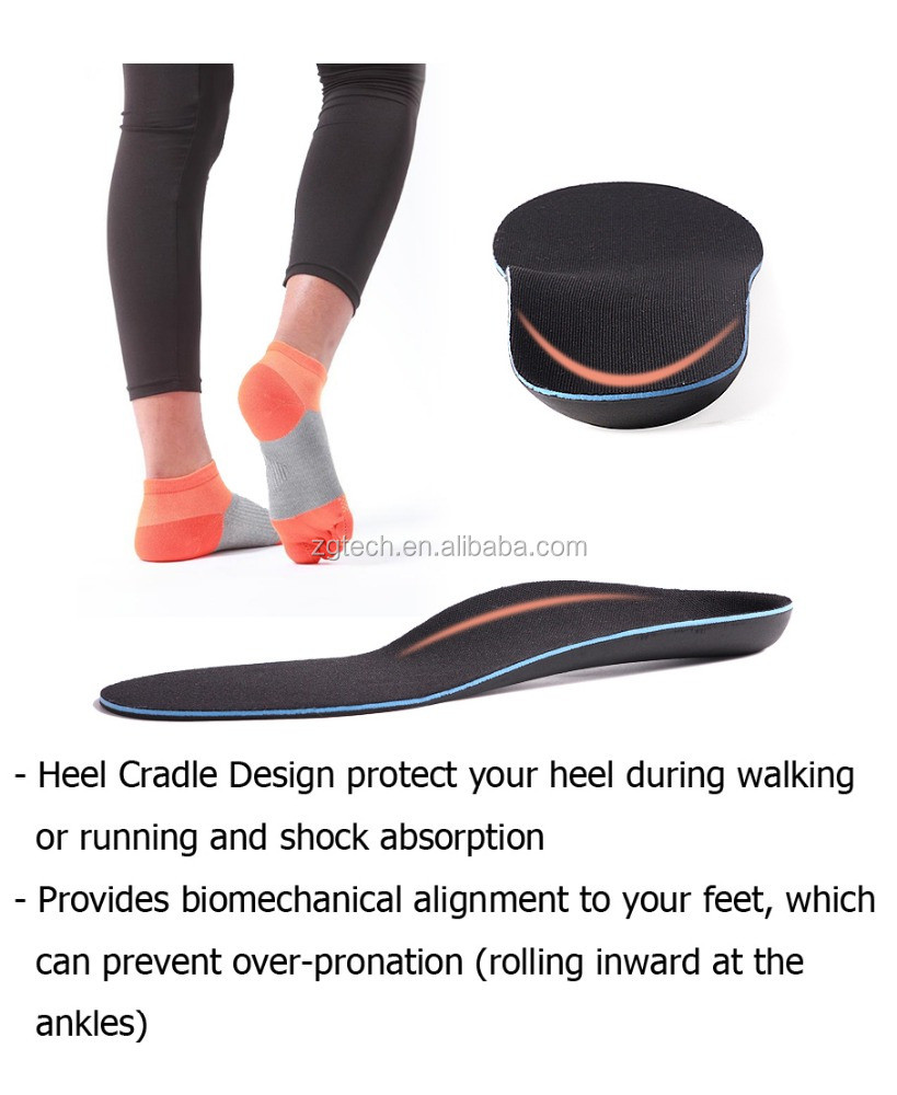 Buy Zg1828 Flat Foot Orthotic In Toe Xo Shape Leg Arch Support Eva ...