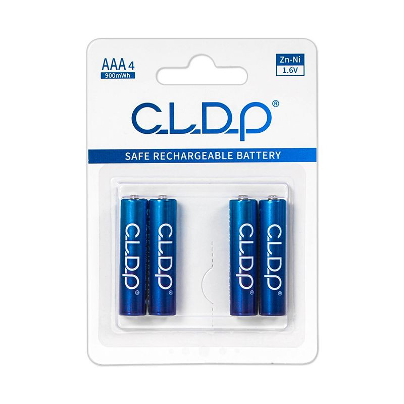 Buy Zinc Nickel 1.6v 900mwh Rechargeable Aaa Battery 4-pack from Henan ...