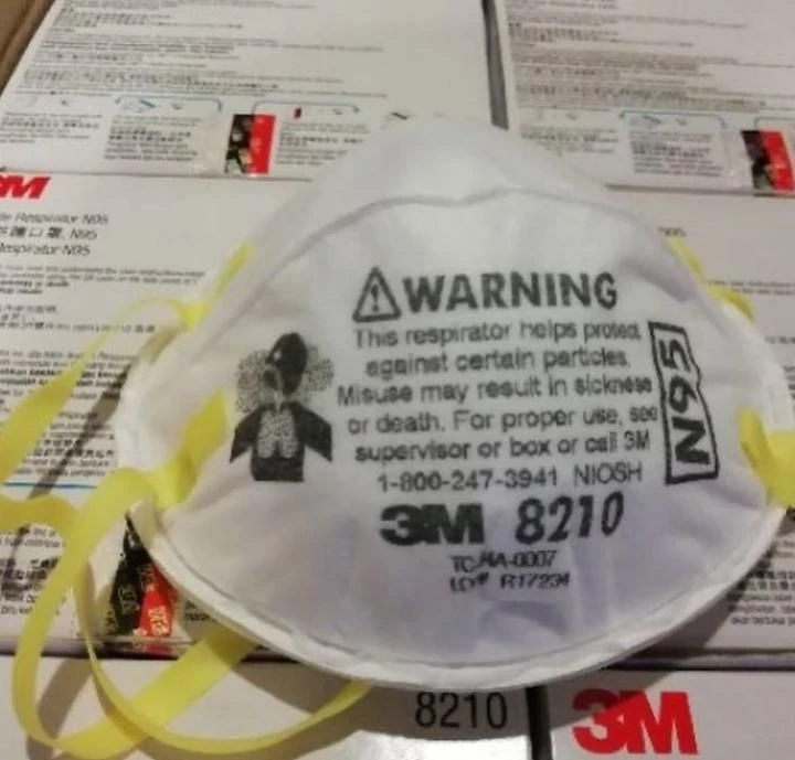 Buy 8210 N95 Respiratory Face Mask from Human Care Co Ltd, Thailand ...