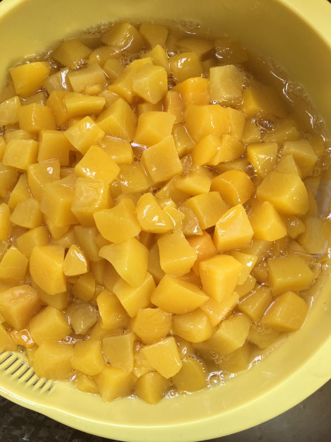 Buy Canned Yellow Peach Dices from KANGHUI FOOD CO.LTD, China ...