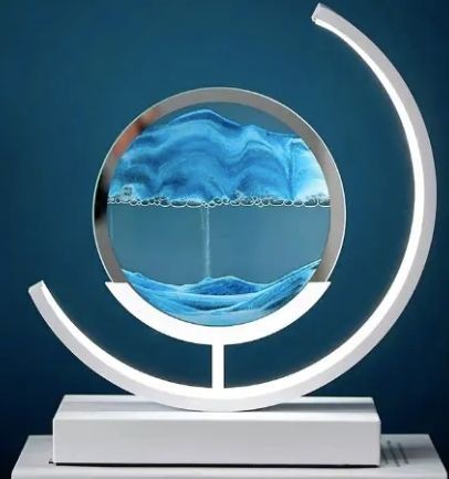Buy 3d Table Lamp Quicksand Painting Liquid Moving Sand Art Picture ...
