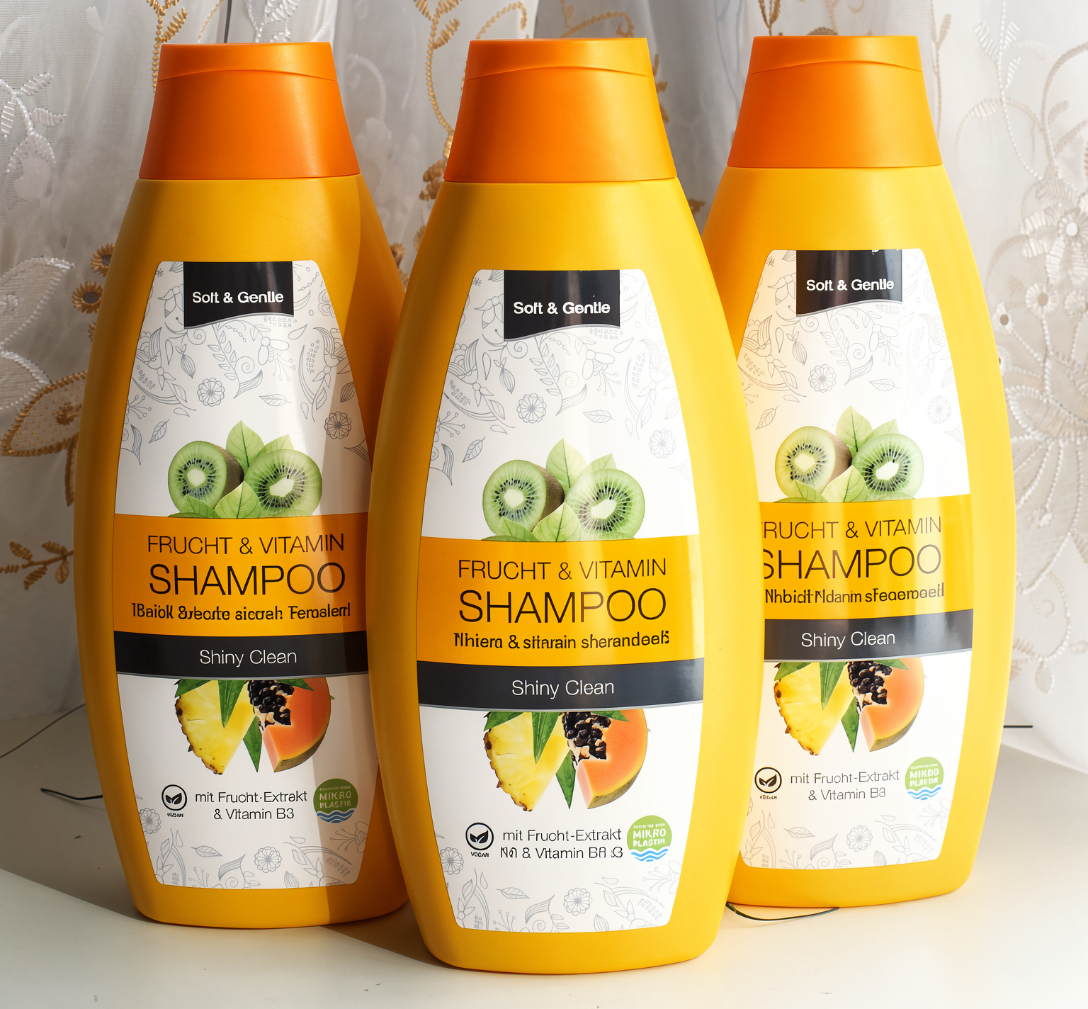 Buy Soft & Gentle Fruit & Vitamin Shampoo from Glowia Trade, Republic ...