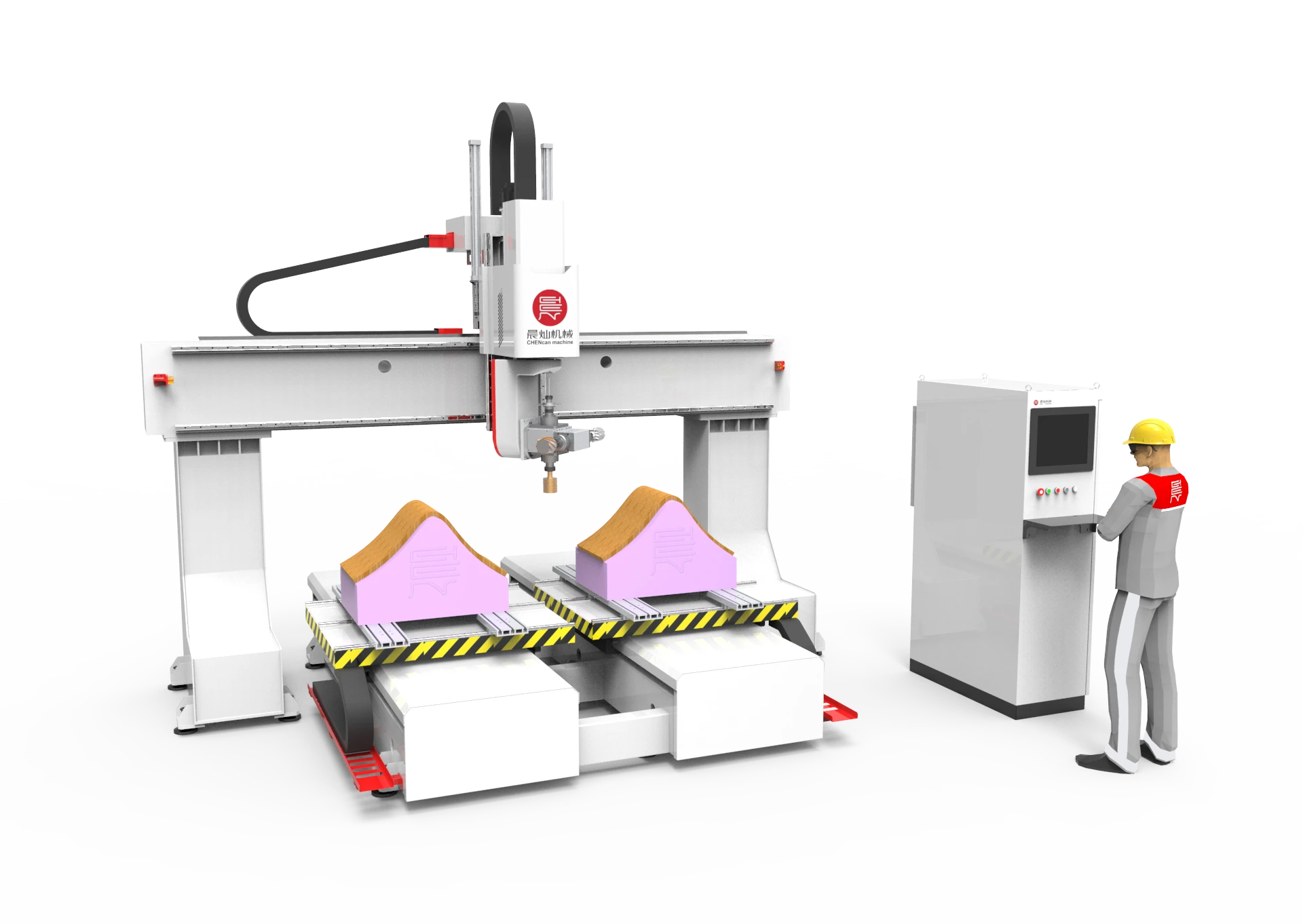 Buy 5 Axis Cnc Machining Center from Shandong Chencan Machinery ...