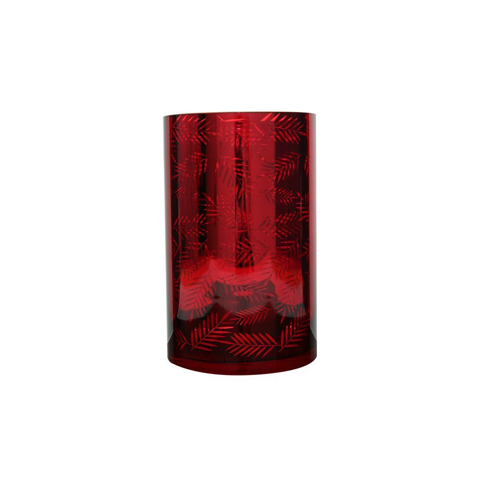 Buy Red Colored Glass Like Candle Shape Design from Shanxi Banmude ...
