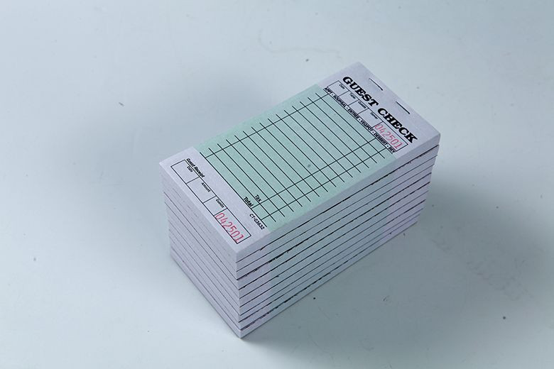 Buy Ct-g3632 Green Color Single Part Guest Check Docket Books Waitor Pads For Restaurant from ...