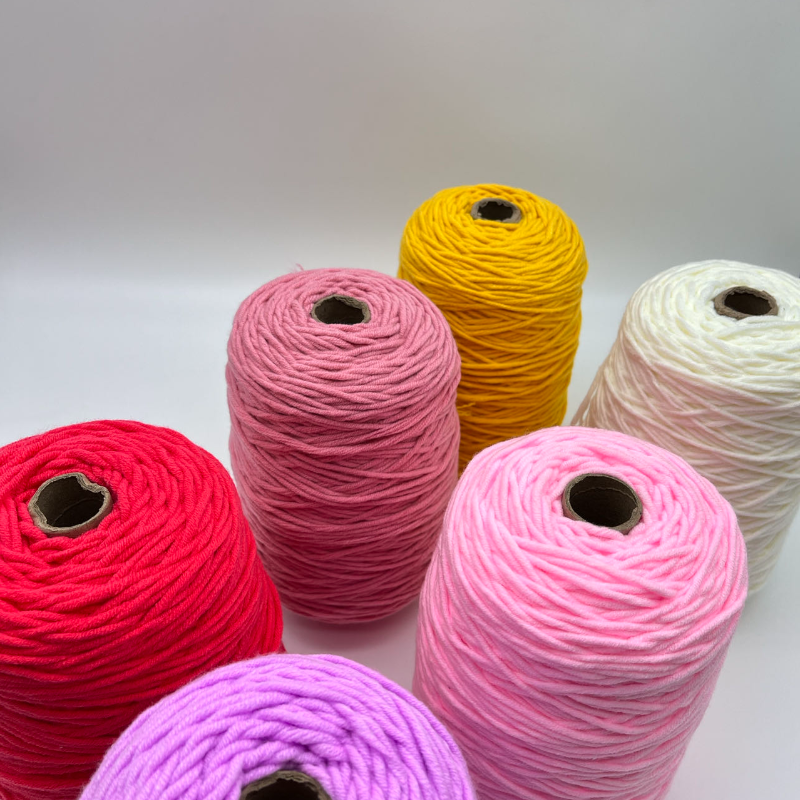 Buy Milk Cotton Yarn 100 Wool Acrylic Cone Tufting Gun Rug Yarn Bulk ...