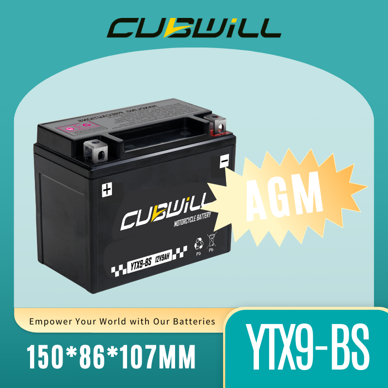 Buy Ytx9-bs Motorcycle Batteries Dirt Bike Batteries Atvdeep Cycle ...