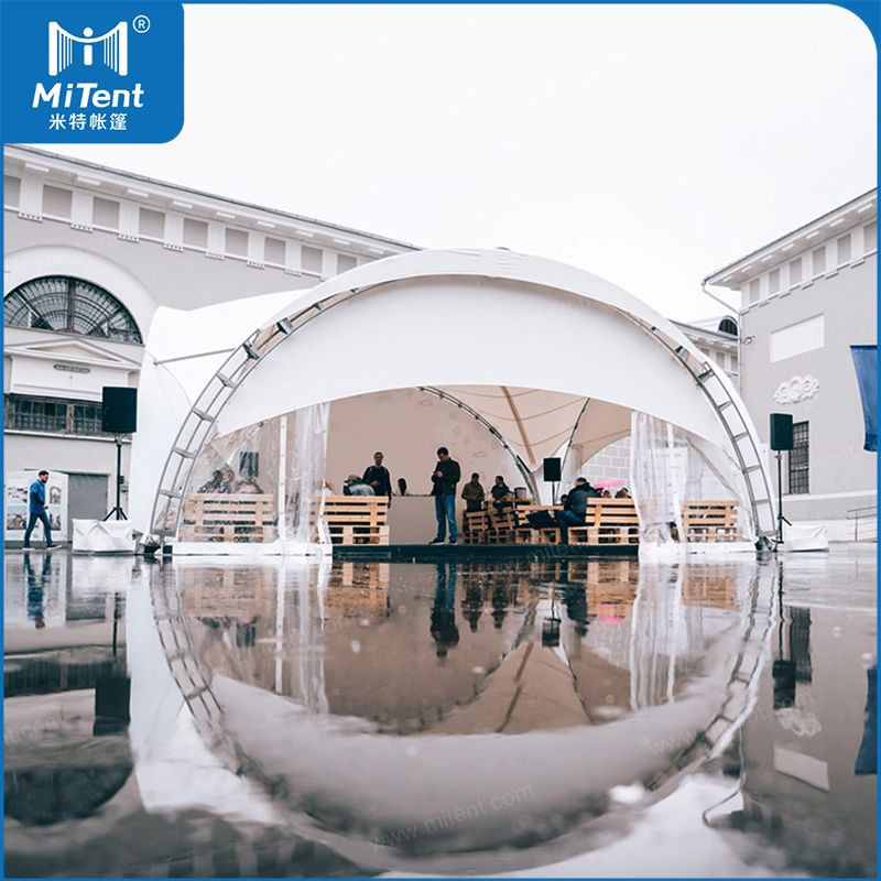 Buy Steel Arch Tent Frame Galvanized Steel Dome Marquee Tent from ...