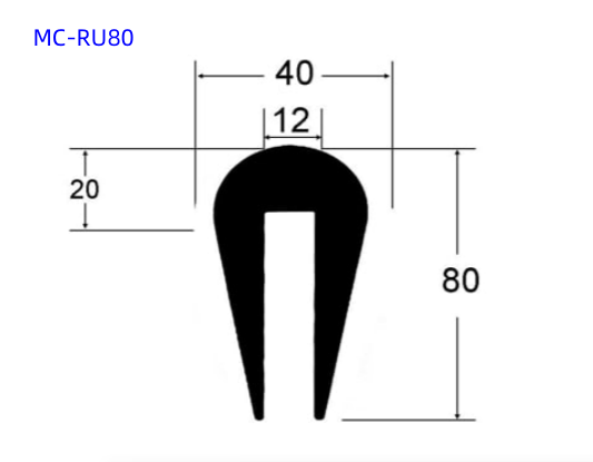 Buy Epdm Rubber Stringer Bar Capping from Xingtai Meicheng Plastic ...