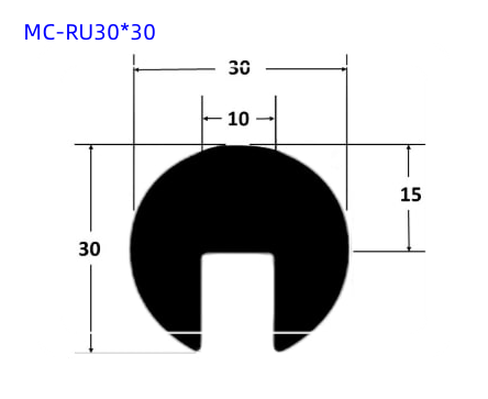 Buy Epdm Rubber Stringer Bar Capping from Xingtai Meicheng Plastic ...