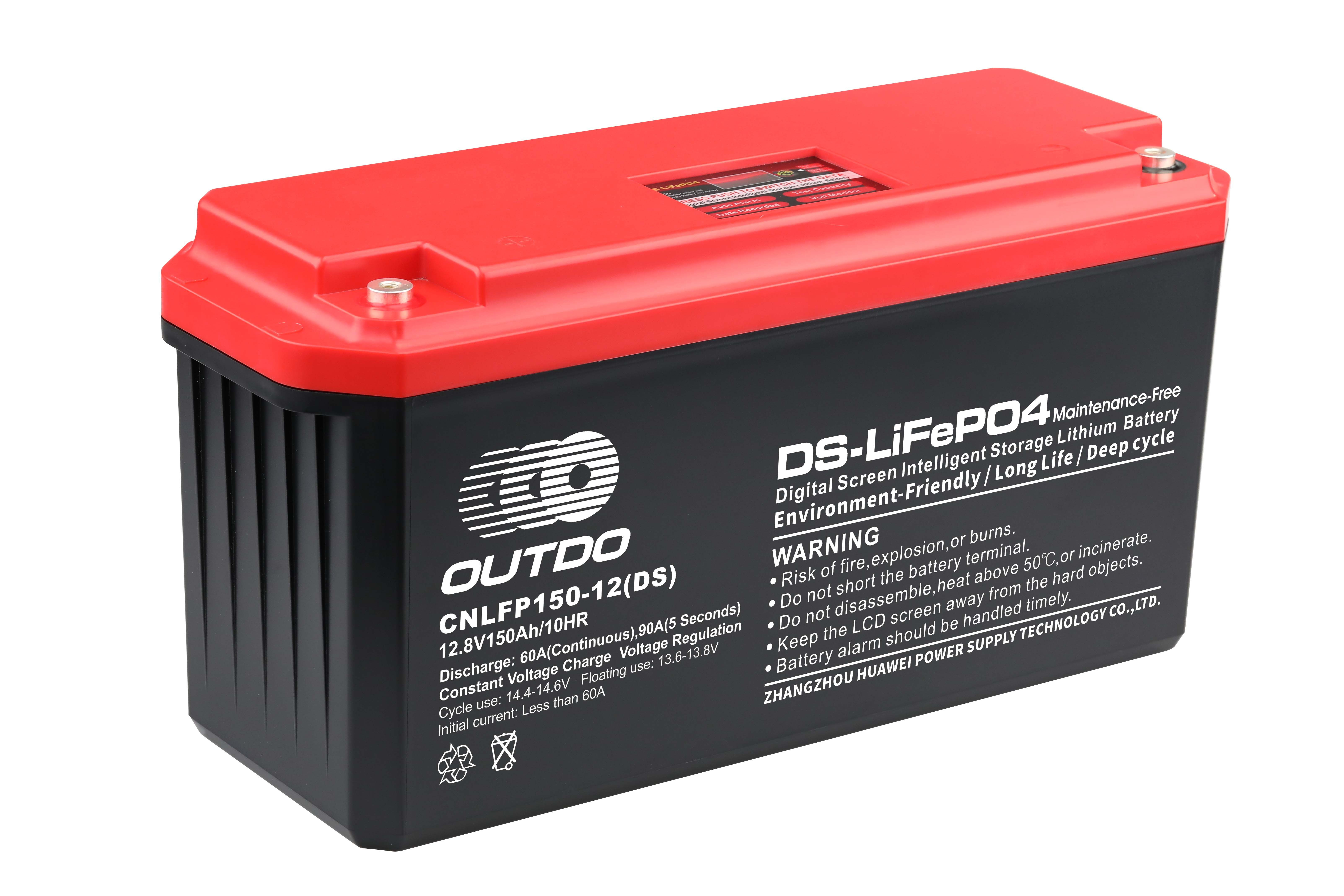 Buy Outdo 12.8v150ah Energy Storage Lithium Battery Cnlfp150-12(ds ...