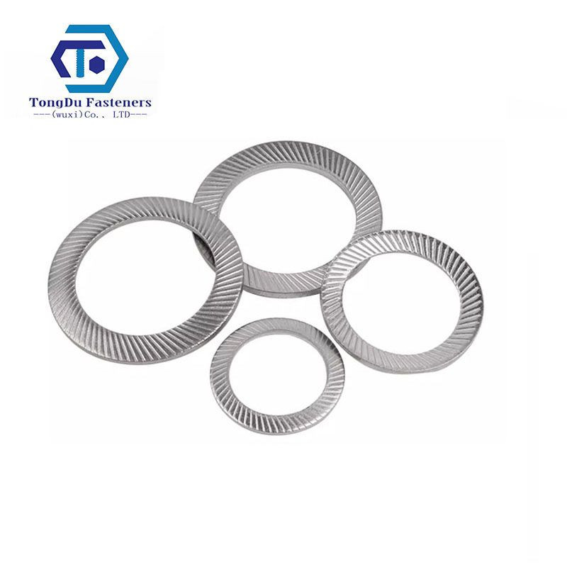 Buy M3 M4 M5 M6 M8 M10 M12 French Helical Serrated Conical Spring ...