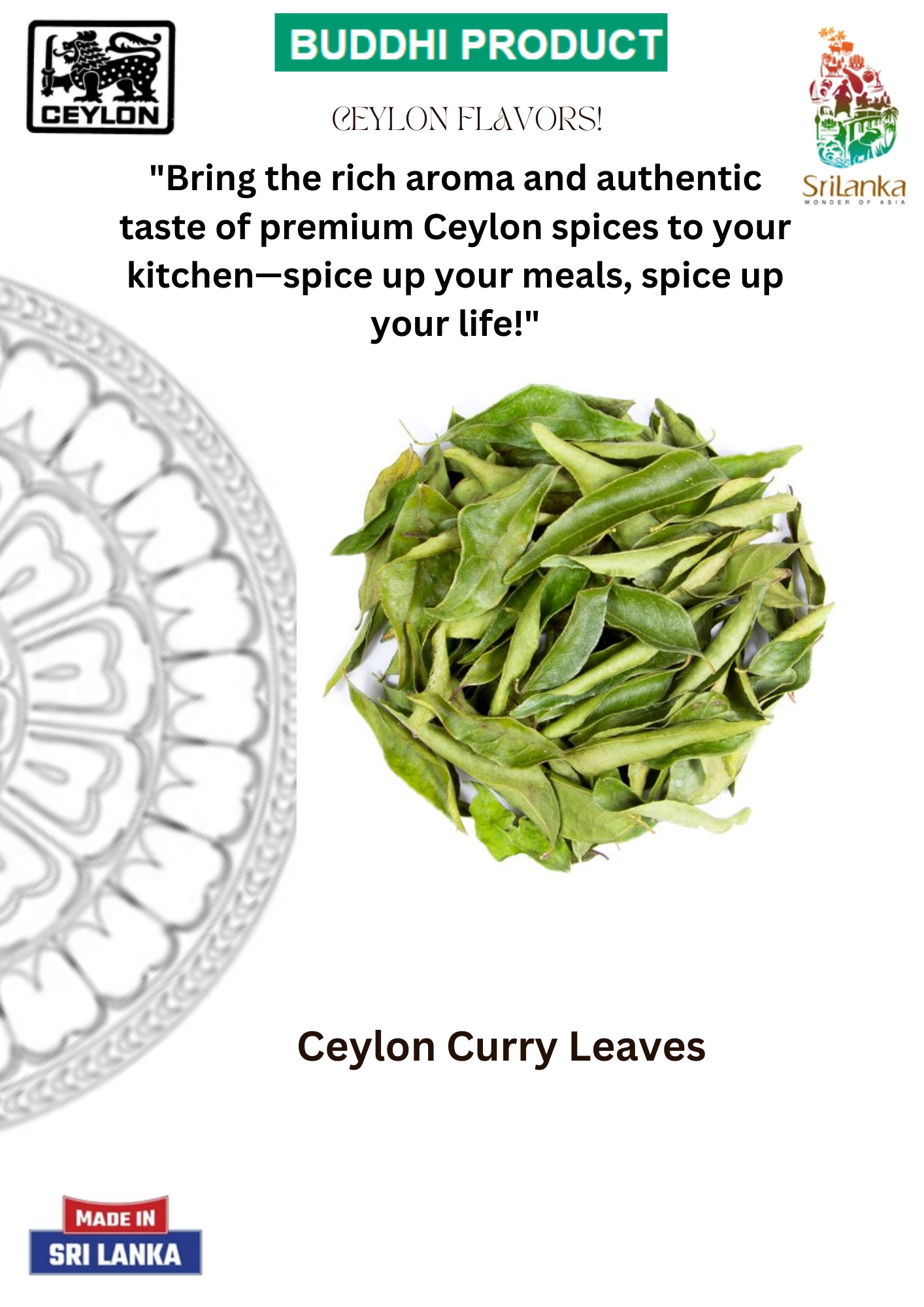 Buy Premium Ceylon Dry Curry Leaves - Natural Flavor Enhancer from ...