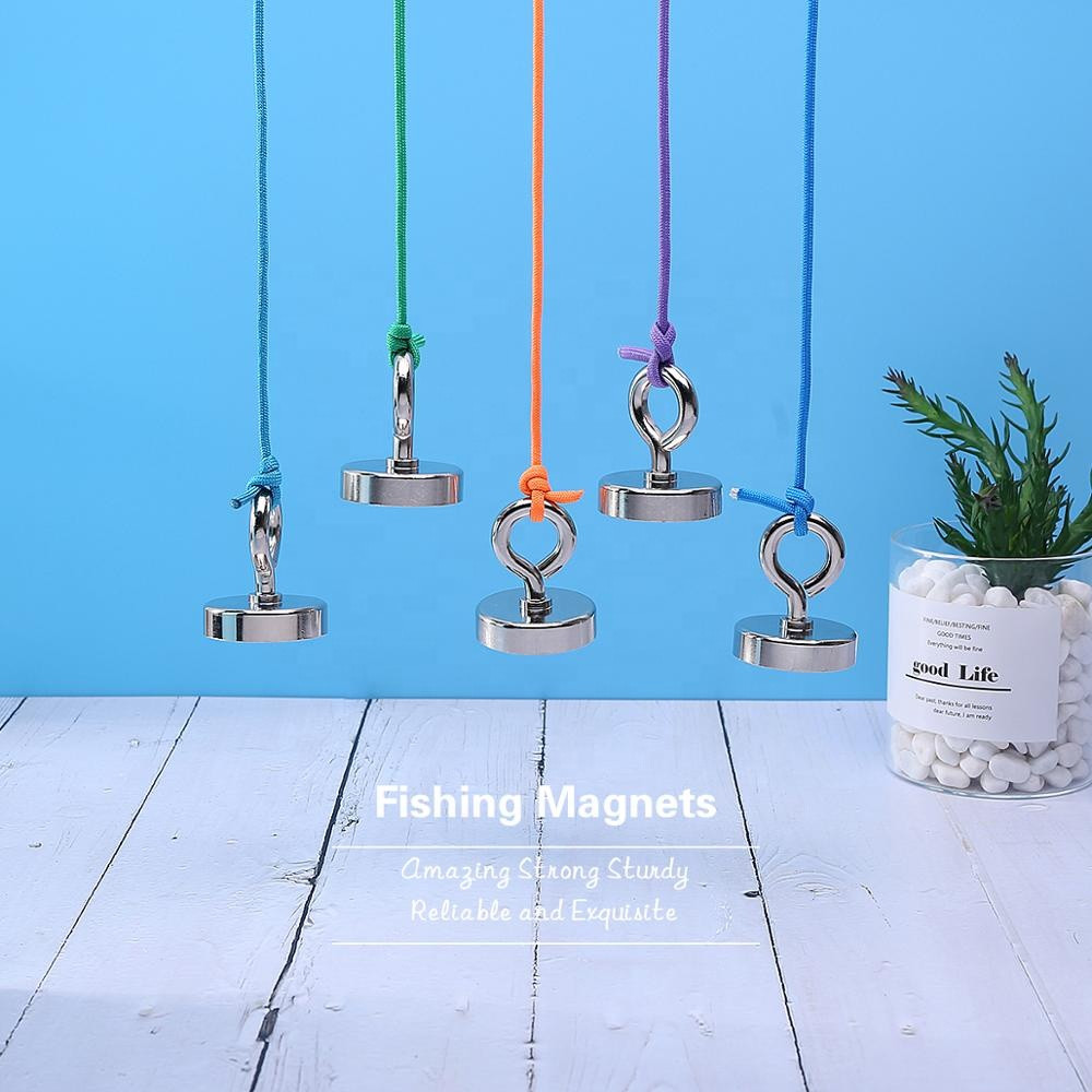 Buy 1.75 100kg Powerful Neodymium Rare Earth Magnet With Eye-bolt For ...