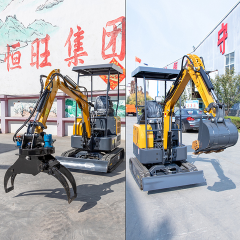 Buy 1.7ton Mini Excavator Construction Equipment Mini Track Digging ...
