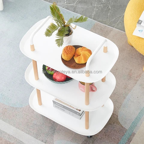 Buy 2 Tier Storage Trolley Organizer Trolley Cart Vegetable Basket ...
