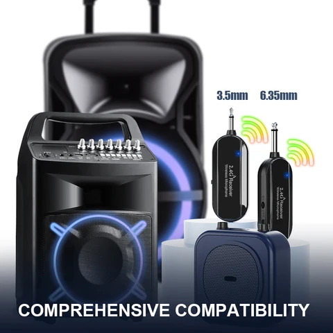 Buy 2.4g Head-mounted Wireless Microphone Condenser Mic For Audio Voice ...