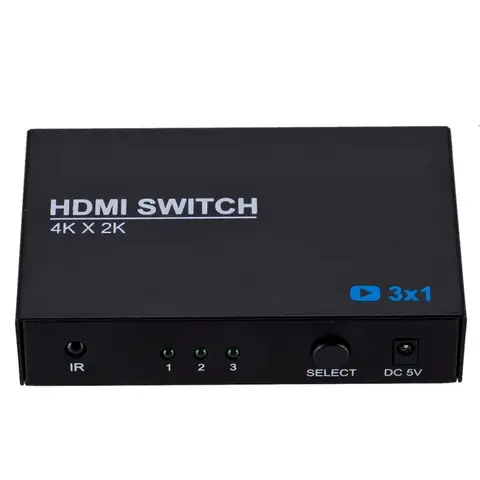 Buy 3x1 Hub 3 Port Hdmi Switch/switcher Hdmi 1.4v Supports 1080p 3d ...