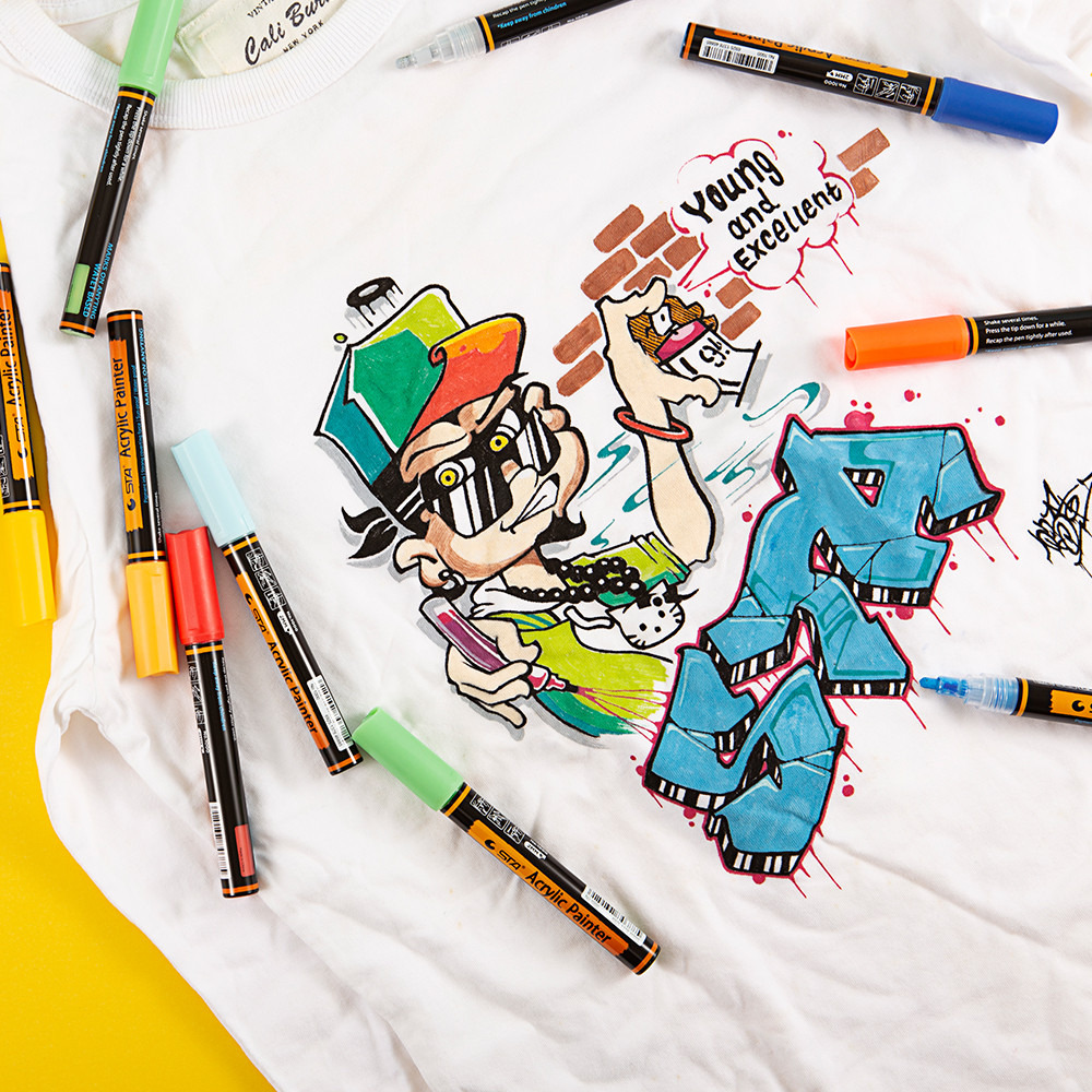Buy Acrylic Paint Permanent Marker Pen Graffiti Art Marker Pen from ...