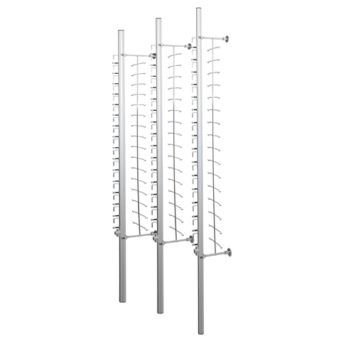 Buy Aluminum Alloy Lockable Wall Mount Display Rack Sunglasses Standing ...