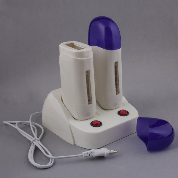 Buy Body Hair Removal Depilatory Wax Heater Machine Double Roll-on Wax ...