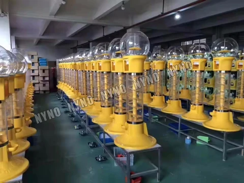 Buy Bulk Spiral Bouncing Ball Capsule Candy Vending Machines Custom ...
