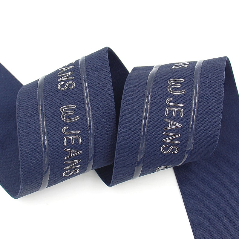 Buy Custom Jacquard Silicone Gripper Elastic Webbing Band from ...