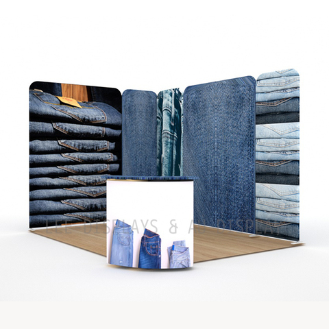 Buy Customized 10ft Trade Show Booth Solution Fold-able Portable All In ...