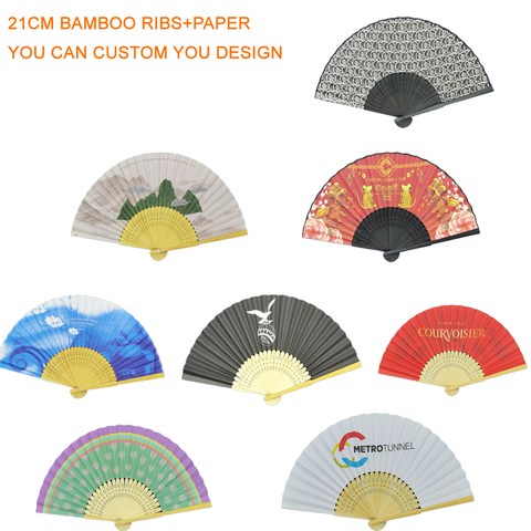 Buy Diy Promotional Paper Hand Fan Carved Bamboo Paper Hand Fan Paper ...