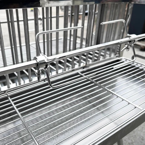 Buy Double Spit Shashlik Vertical Grill Chicken Grill Cyprus Brazilian ...