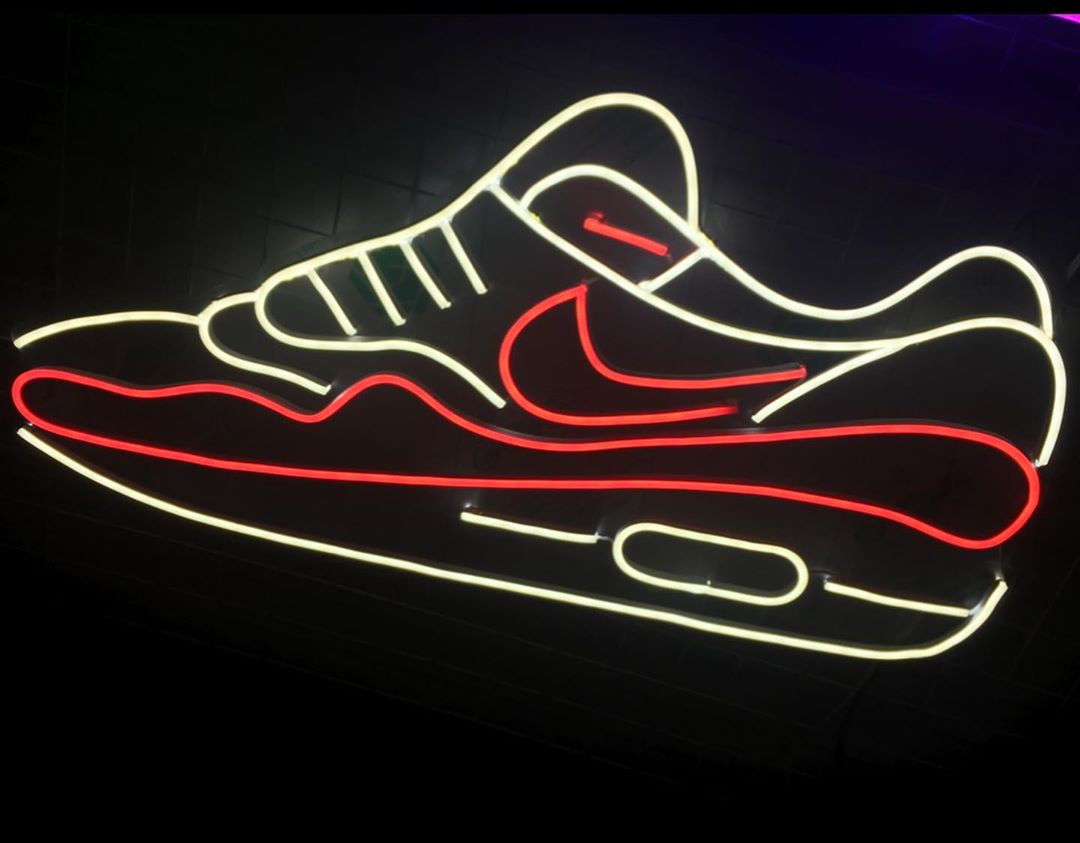 Buy Electronic Shop Logo Sport Neon Shoe Light Sneaker Led Customized ...