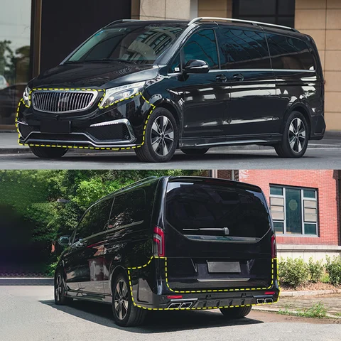 Buy Exterior Conversion Kits Upgrade Model W447 Vito Maybach Bodykit ...