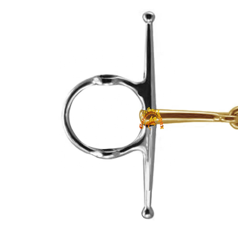 Buy Full Cheek Horse Bit Snaffle Bit Brass Horse Riding Mouth Bit ...