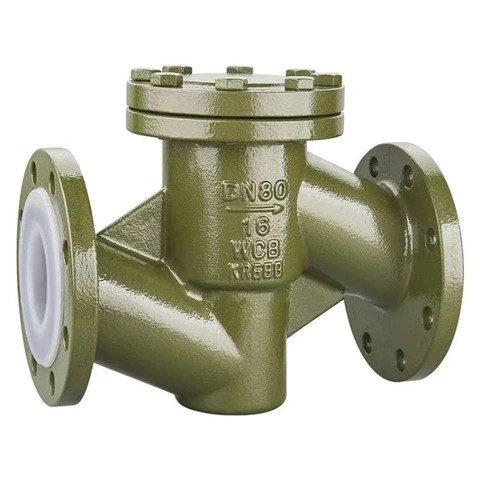 Buy Gb/api Check Valve Dn25 Flange Check Valve H41f46-16c Fluorine Check Valve For Acid from ...
