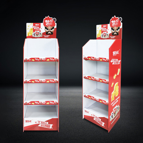 Buy High End Paper Exhibition Stand Supermarket Promotion Commodity ...