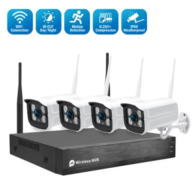 Buy High Resolution Wireless Network Home Security System 4ch 2mp Wifi ...