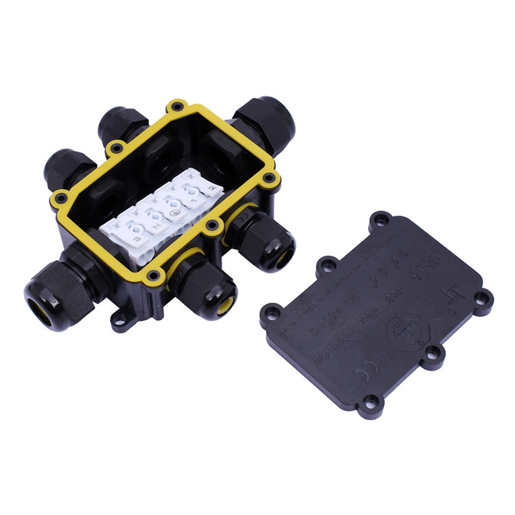 Buy Ip68 Waterproof Junction Box Cable Gland Connector Underwater Box ...
