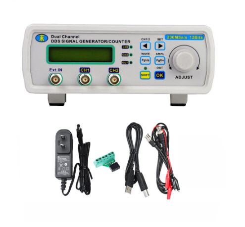 Buy Juntek Mhs5200a 6mhz Signal Generator Digital Control Dual-channel ...