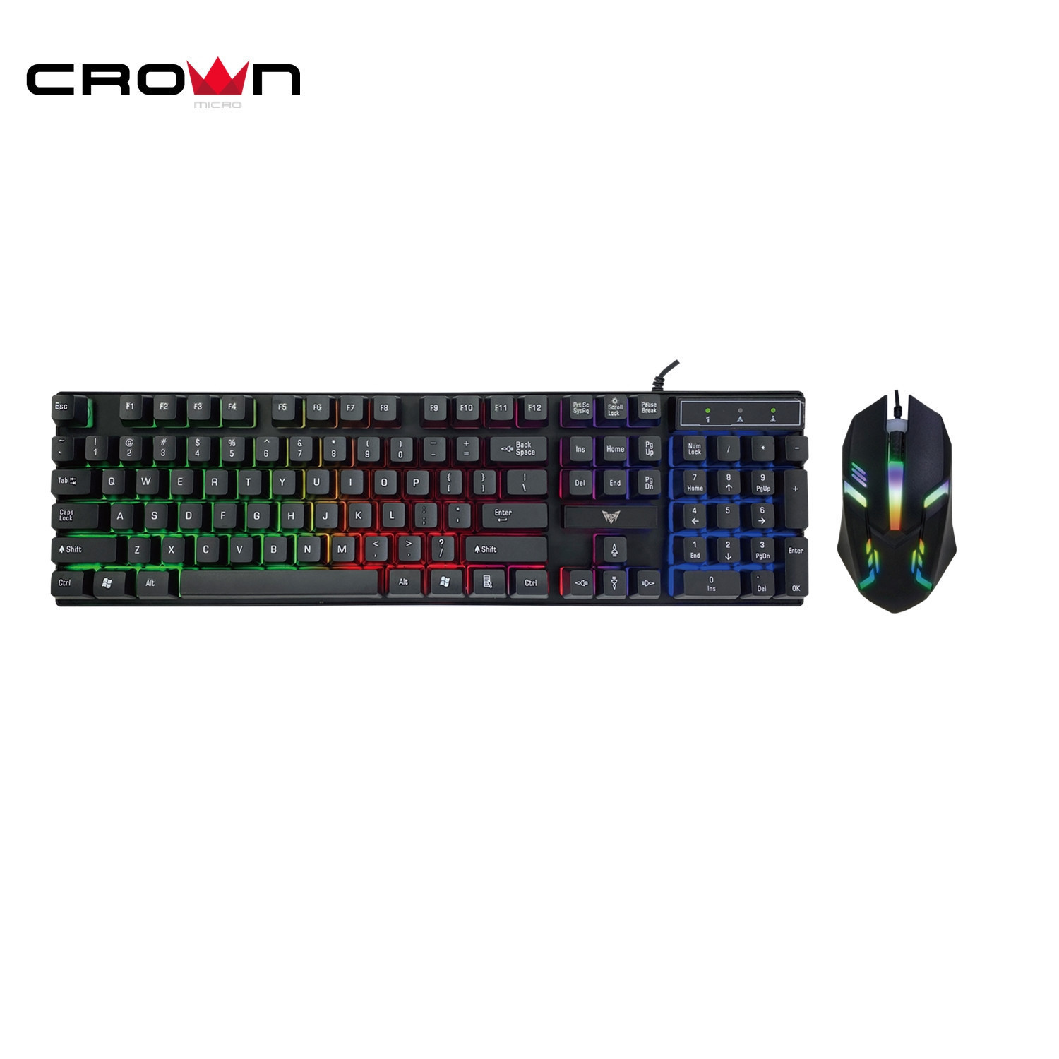 Buy New New Crown Gaming Keyboard And Mouse And Keyboard Combo Hot Sale ...