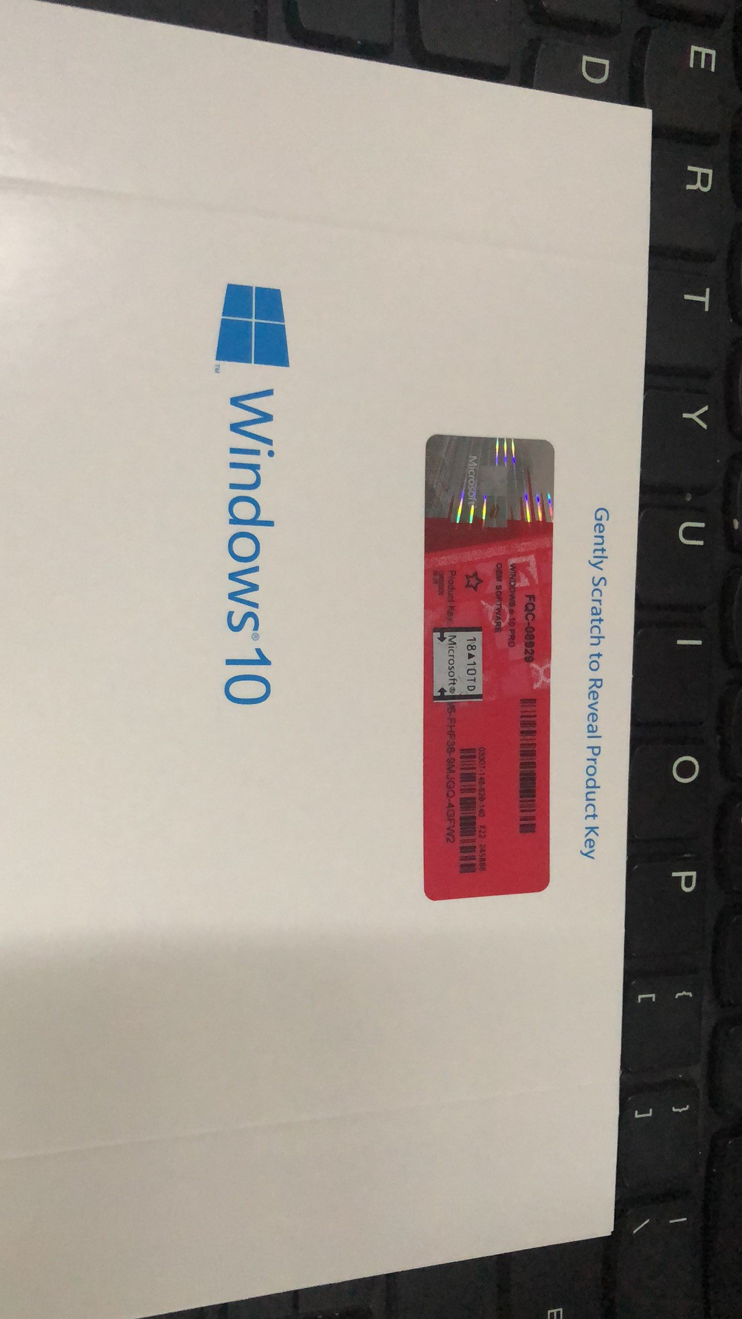 Buy New Version Microsoft Windows 10 Professional Red Sticker Windows ...