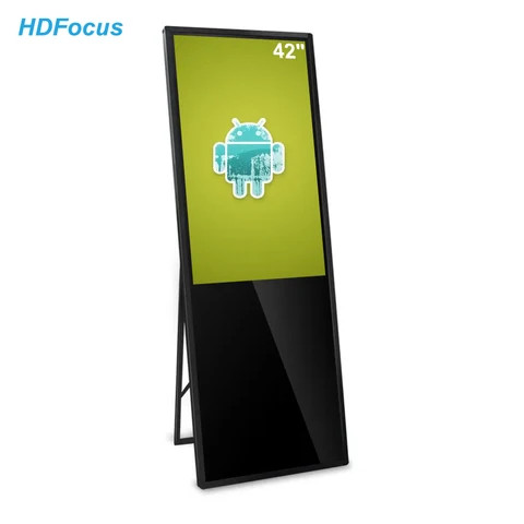Buy Portable 43 49 55 Inch Lcd Digital Poster Touch Screen Indoor ...