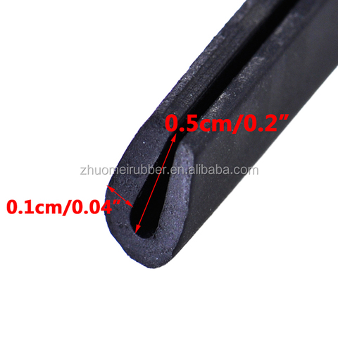 Buy Protective Edge Trim U Channel Rubber Seal from Xingtai Zhuomei ...