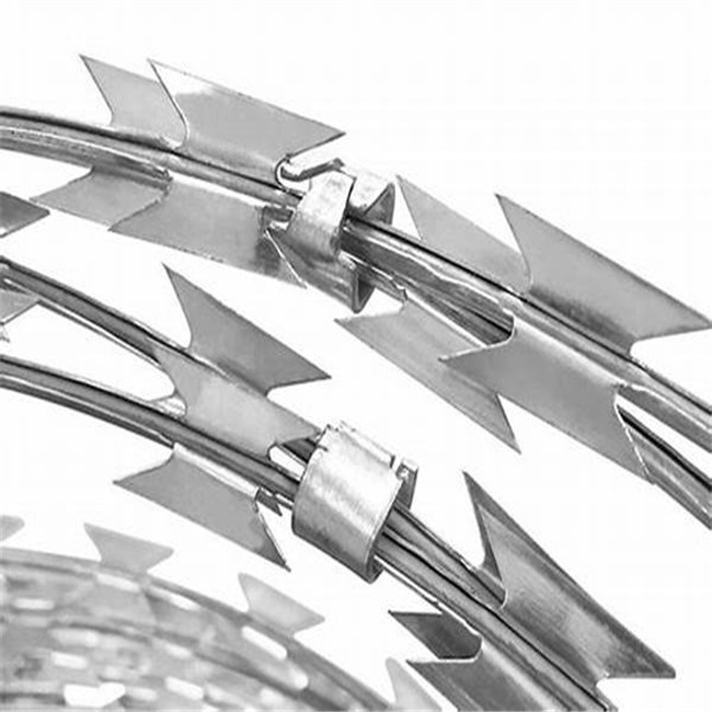Buy Razor Wire Hot Dipped Galvanized Rust Resistance 2.5mm Wire ...