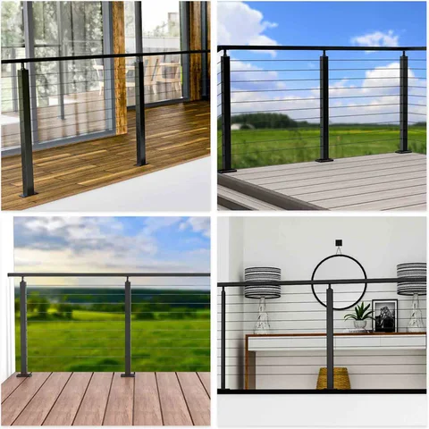 Buy Reilbu Top-ranked Wire Rope Stainless Railing Outdoor Porch Fencing ...
